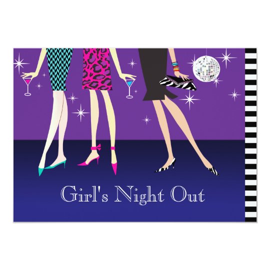 Fashion Party Girls Night Out Invitation | Zazzle.com