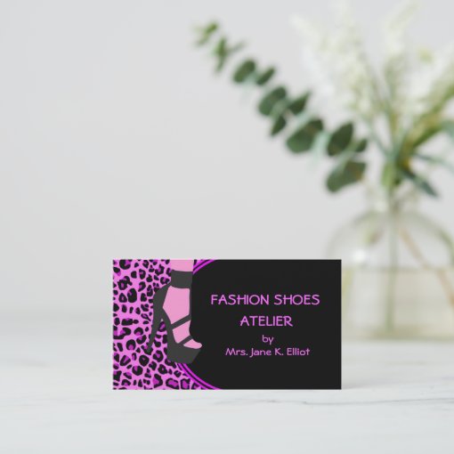 Fashion Shoes Business Card | Zazzle