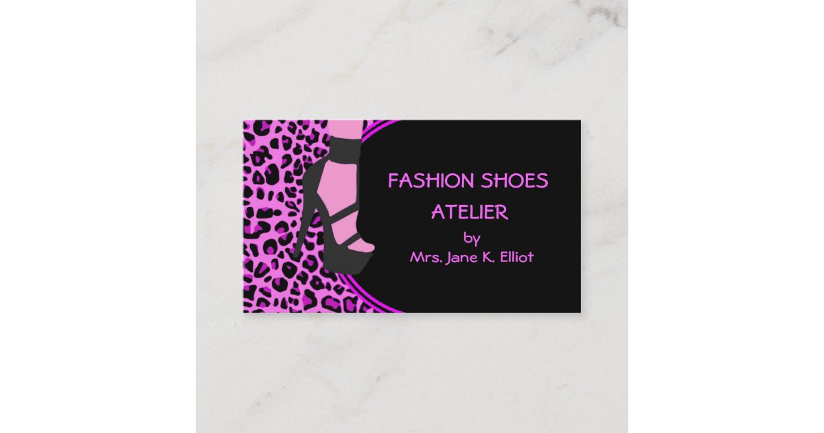 Fashion Shoes Business Card | Zazzle