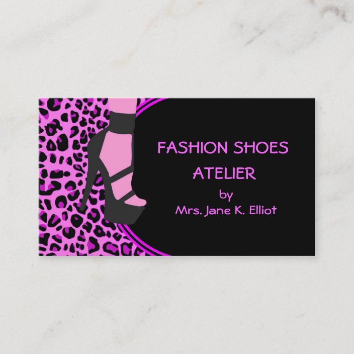 Fashion Shoes Business Card | Zazzle.com