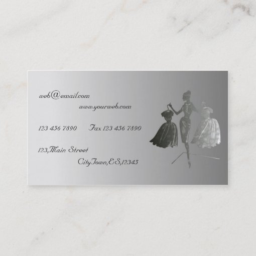 Fashion Stylist Business Card | Zazzle