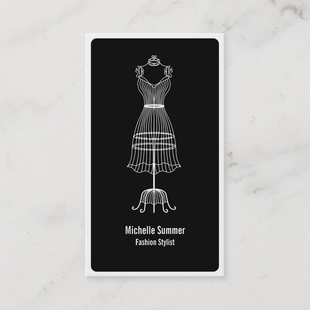 Fashion Stylist Business Card | Zazzle