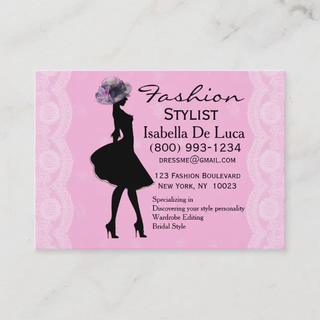 Fashion Stylist Business Cards | Zazzle
