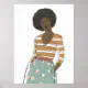 Fashion Vignette Portrait Poster | Zazzle