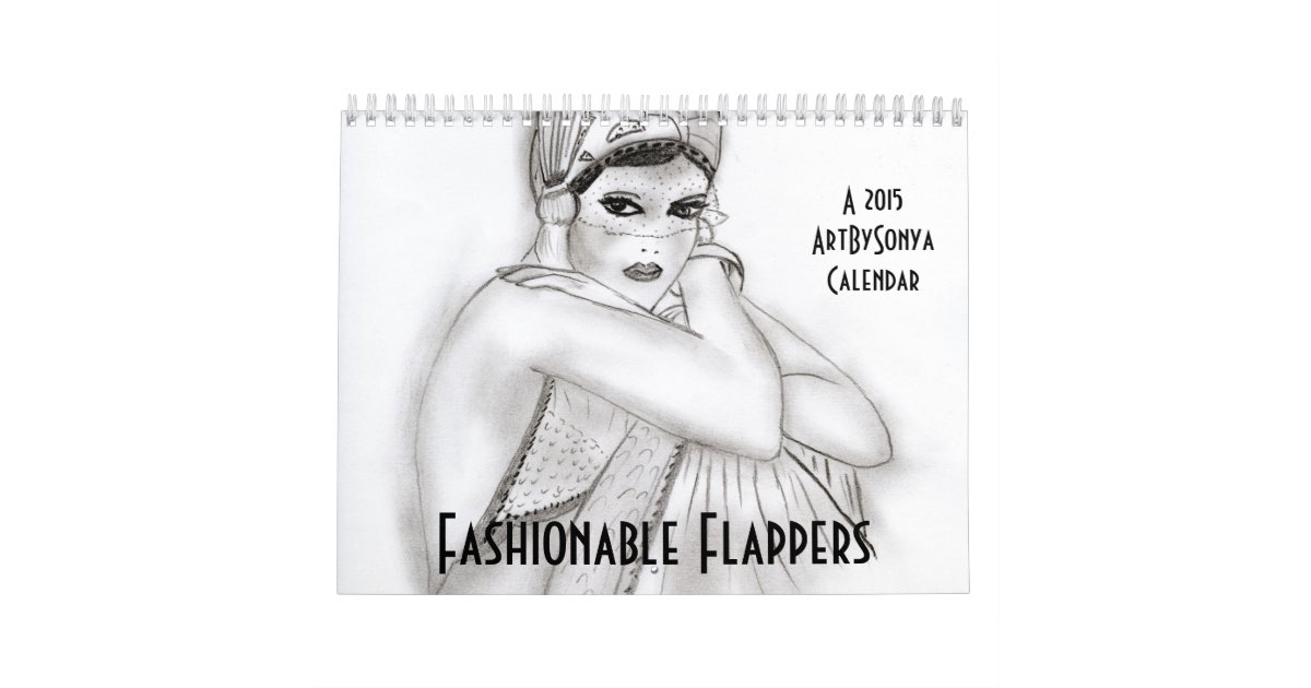Fashionable Flappers Calendar | Zazzle