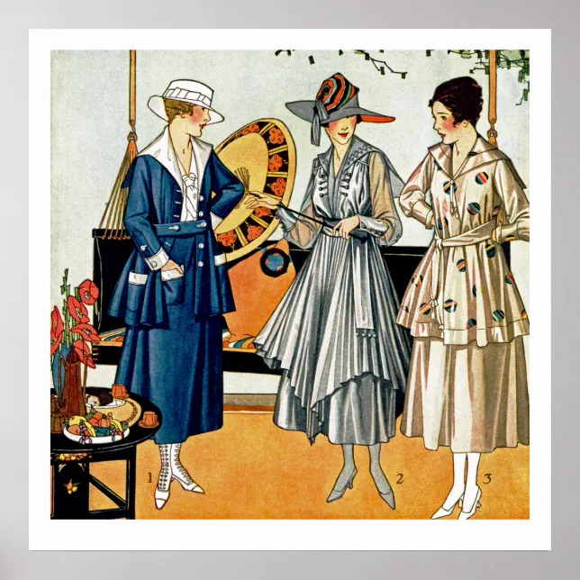 Fashionable Ladies Poster | Zazzle