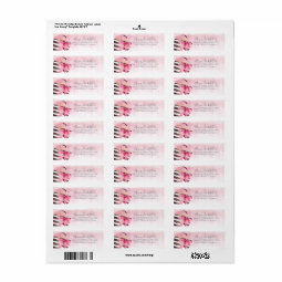 Fashionista Handbag Return Address Label | Zazzle