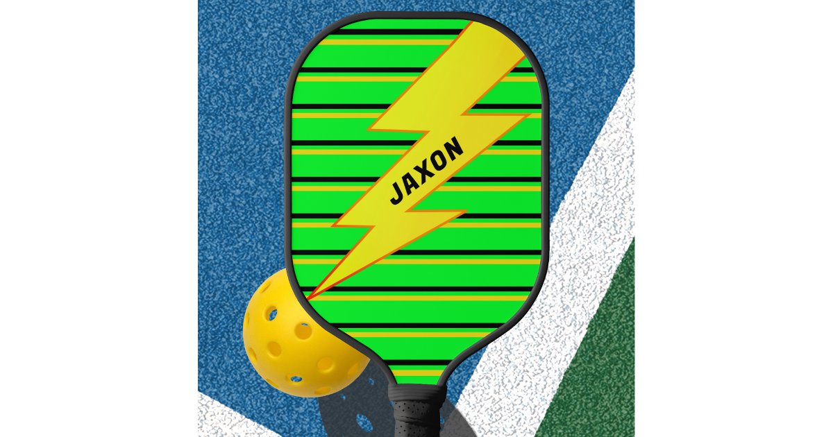 Fast As Lightning Pickleball Paddle | Zazzle