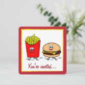 Fast Food Party Invitation | Zazzle