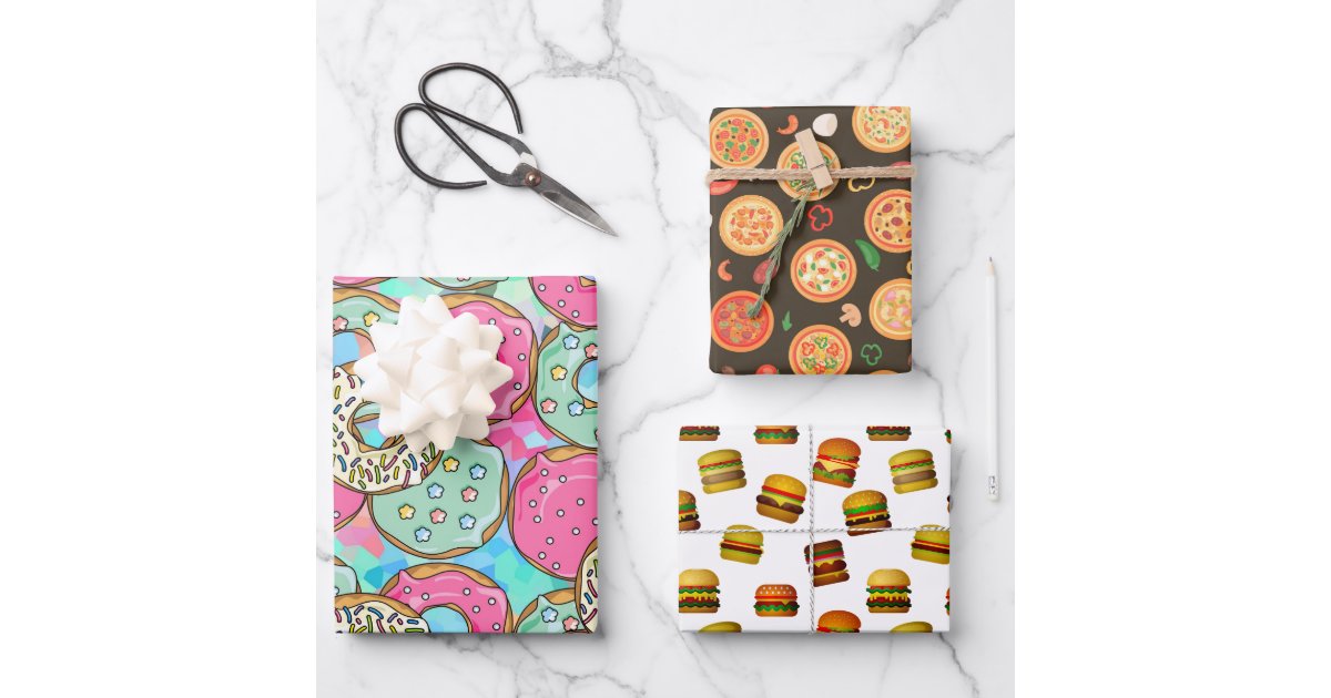 Fast Food Wrapping Paper Sheets | Zazzle
