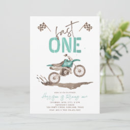 Fast ONE Birthday Invitation | 1st Birthday | Zazzle