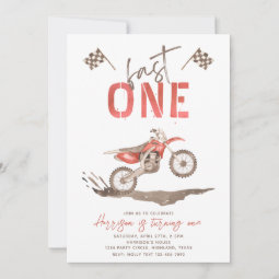 Fast ONE Birthday Invitation | 1st Birthday | Zazzle