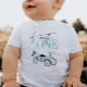 Fast ONE Blue Race Car Ride-On Birthday T-shirt | Zazzle