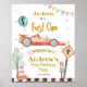 Fast One Boy First Birthday Racing Welcome Sign | Zazzle