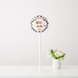 Fast One Racing First Birthday Balloon | Zazzle