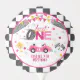 Fast One Racing First Birthday Balloon - Pink | Zazzle