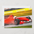 Fast One Racing with Picture Invitation | Zazzle