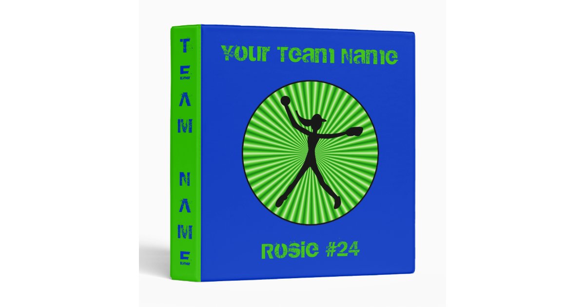 Fastpitch Softball Pitcher Binder | Zazzle
