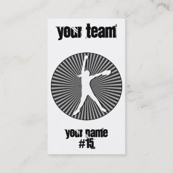Fastpitch Softball Pitcher Profile Cards | Zazzle
