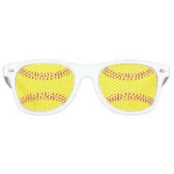 Fastpitch Softball Player or Team Party Fun Sports Retro Sunglasses ...