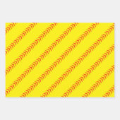 Fastpitch Softball Player / Team Party Gift Wrapping Paper Sheets | Zazzle
