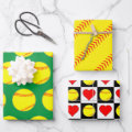 Fastpitch Softball Player / Team Party Gift Wrapping Paper Sheets | Zazzle