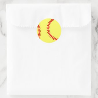 Fastpitch Softball Sticker | Zazzle
