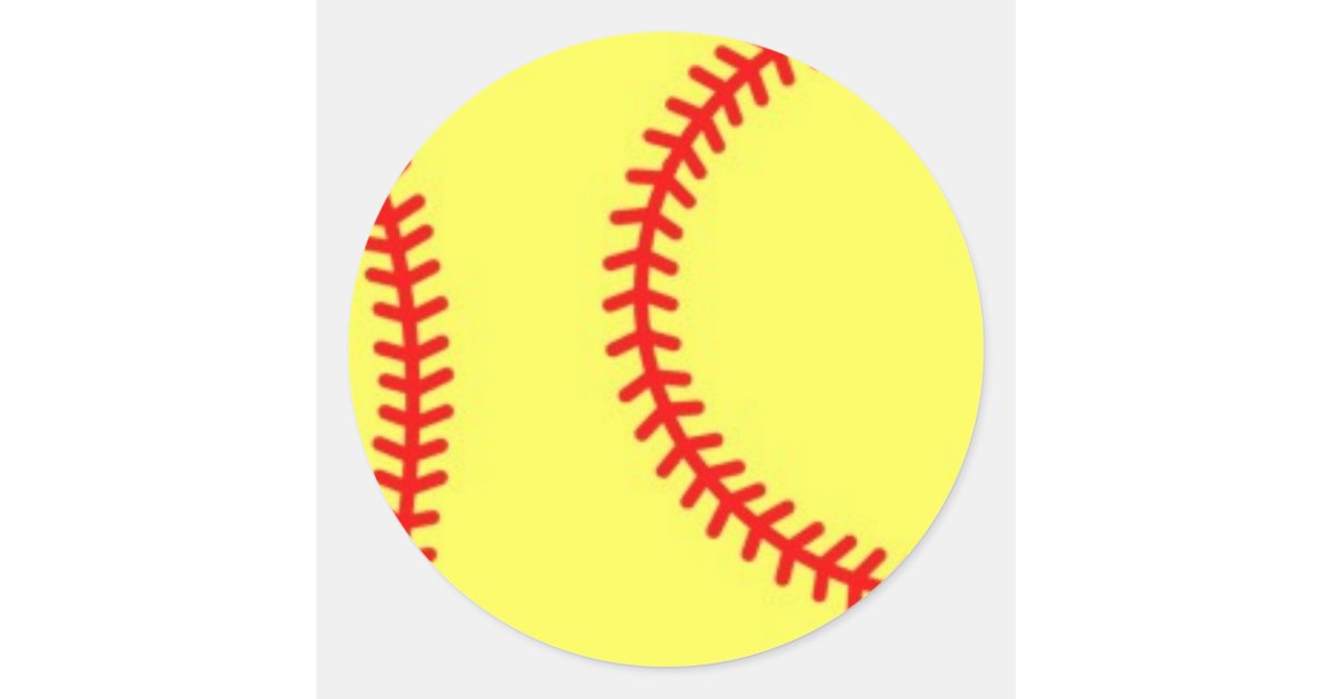 Fastpitch Softball Sticker | Zazzle