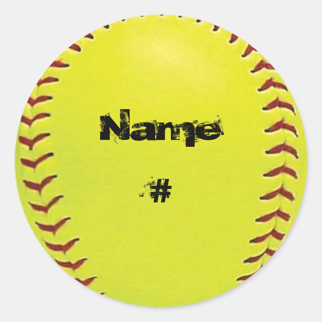 Fastpitch Softball Sticker | Zazzle