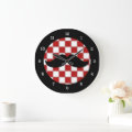Fat Chef Mustache Clock | Zazzle