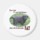 Fat Chocolate Lab Puppy Humor Magnet | Zazzle