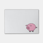Fat Pink Pig Post-it Notes | Zazzle.com