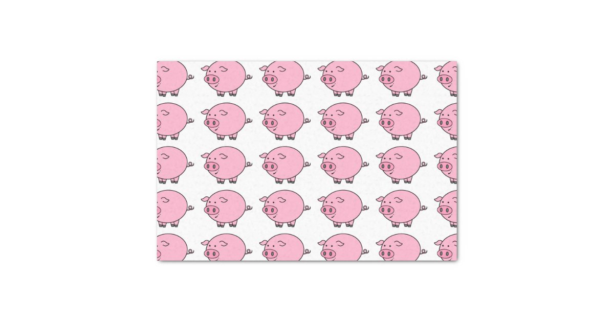 Fat Pig Tissue Paper | Zazzle