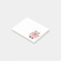 Fat Pink Pig Post-it Notes | Zazzle