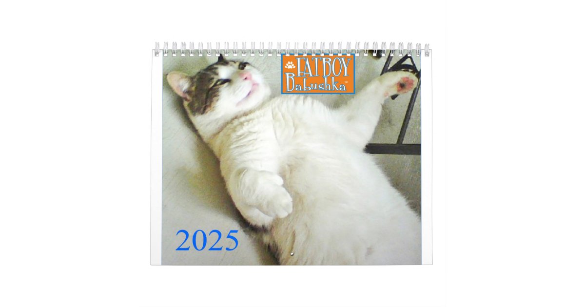 FATBOY BABUSHKA CALENDAR 2025 | Zazzle