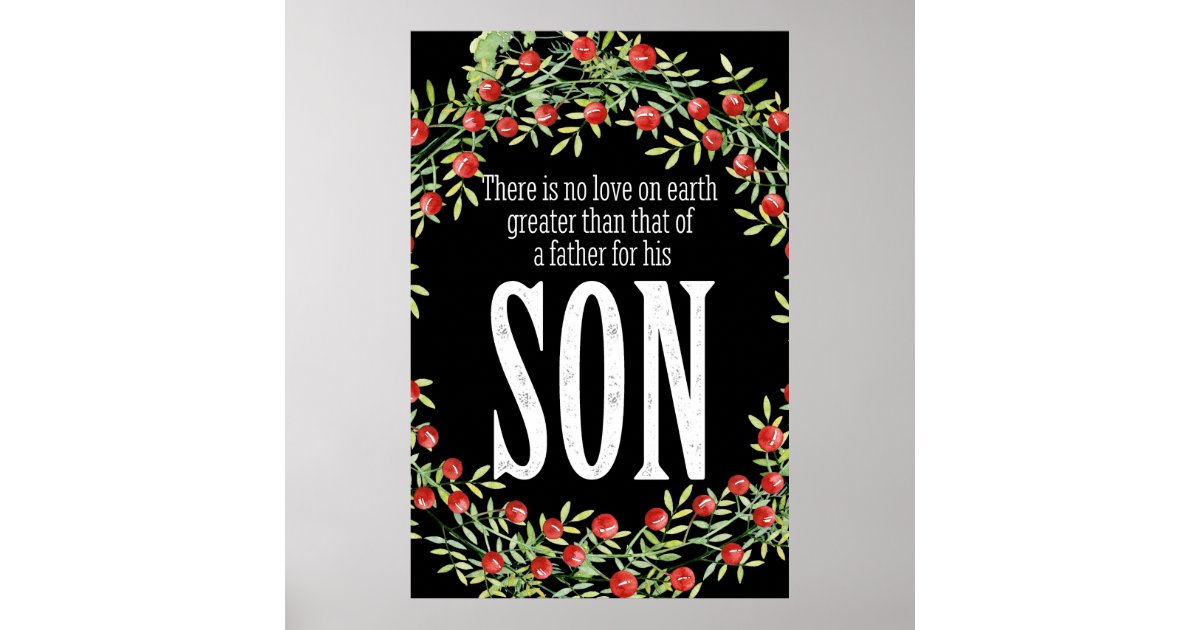 Father and son poster | Zazzle