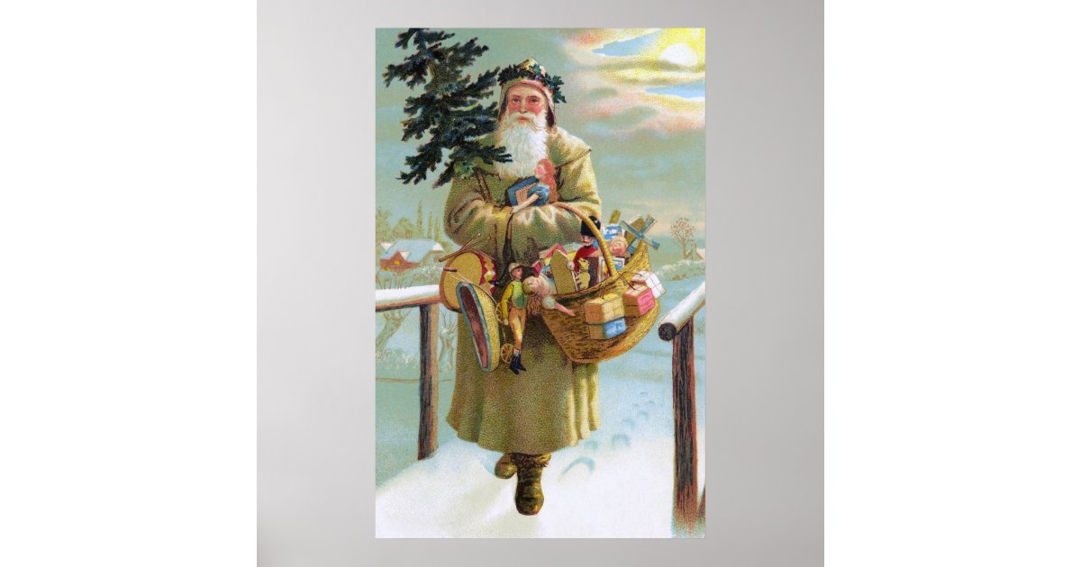 Father Christmas Poster | Zazzle