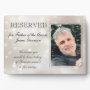 Elegant Personalize Photo Heaven Wedding Memorial Plaque | Zazzle