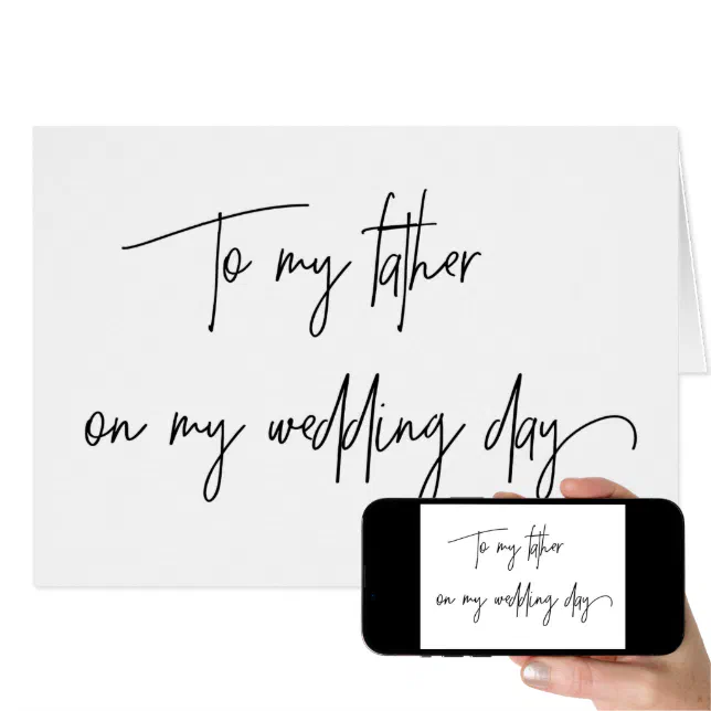 Father of the Bride Card | Zazzle