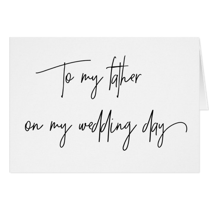 Father of the Bride Card | Zazzle.com
