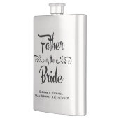 Father of the Bride - Funny Wedding Party Gift Hip Flask | Zazzle
