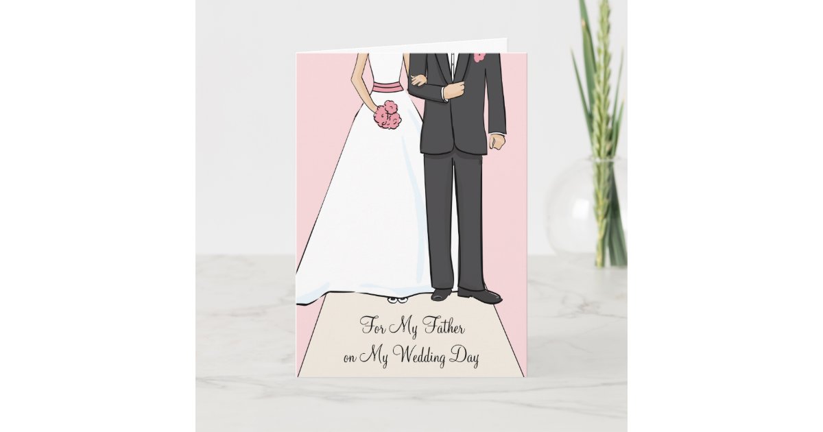 Father of the Bride Thank You Card | Zazzle