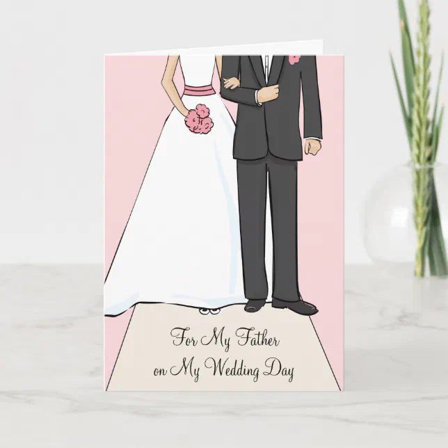 Father of the Bride Thank You Card | Zazzle