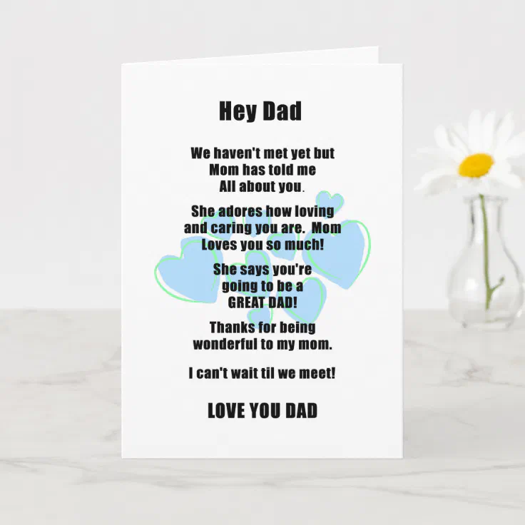 Father’s Day Card for Expectant Dad | Zazzle