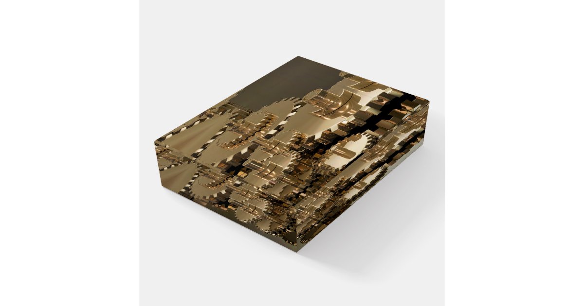 Father’s Day in Gear Paperweight | Zazzle