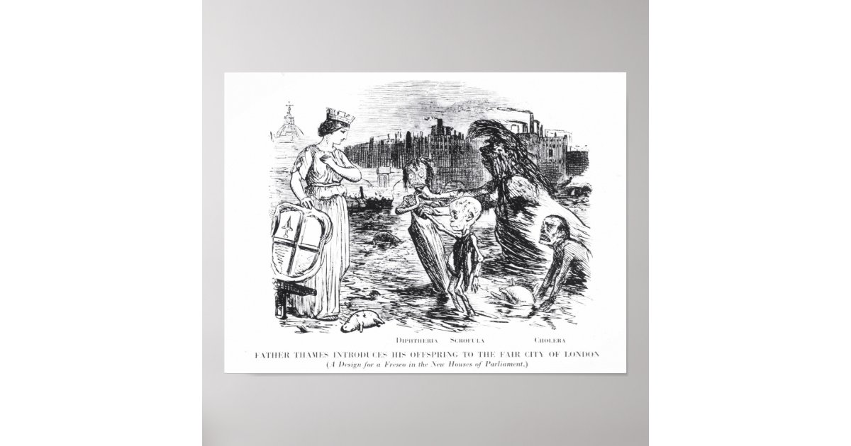 Father Thames Introduces his Offspring Poster | Zazzle.com