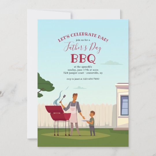 Father's Day BBQ Invitation | Zazzle.com