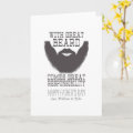 Father's Day Beard Card | Zazzle