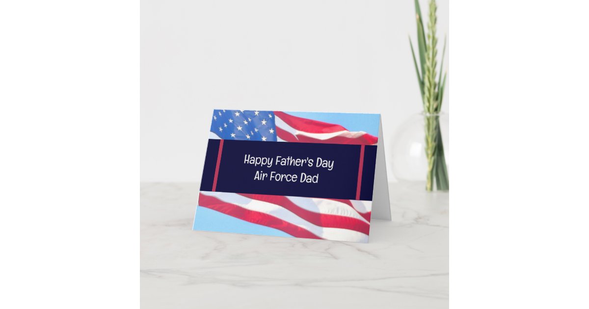 Father's Day Card for Air Force Dad | Zazzle