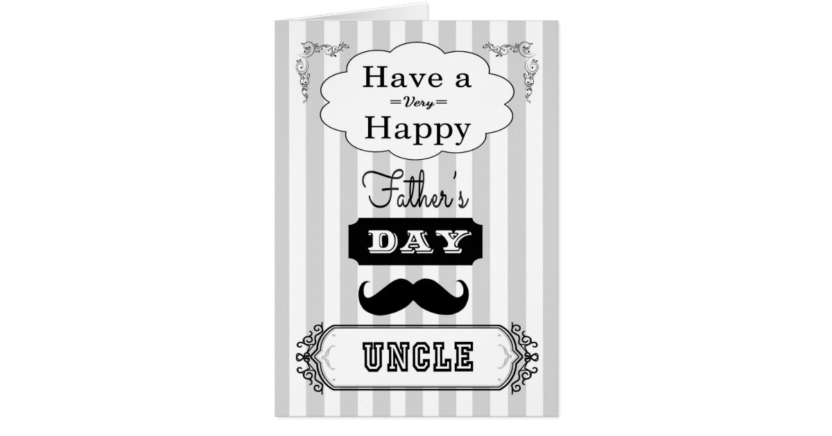 Father's Day Card for Uncle | Zazzle.com